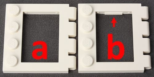 LEGO PART 2349a Hinge Vehicle Roof 4 x 4 Sunroof without Ledges ...