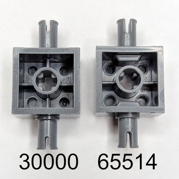 LEGO PART 30000 Brick Special 2 x 2 with 2 Pins and Axle Hole ...