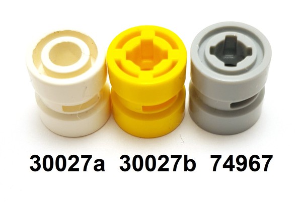 LEGO PART 74967 Wheel 8 x 9 with Hole Notched for Wheels Holder Pin, Re ...