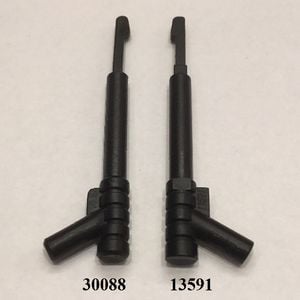LEGO PART 30088 Weapon Spear Gun with Rounded Trigger and Thin Spear ...