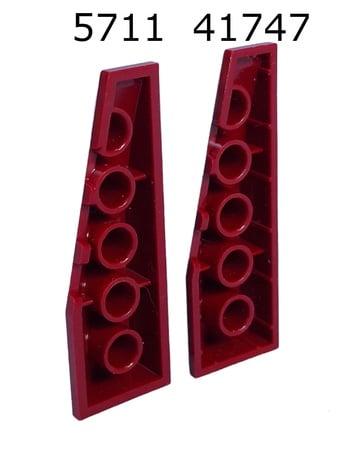 LEGO PART 41747 Wedge Curved 6 x 2 Right, Inner Ridges | Rebrickable ...