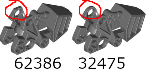 LEGO PART 62386 Large Figure Foot, with Ball Joint Socket with Flat Top ...