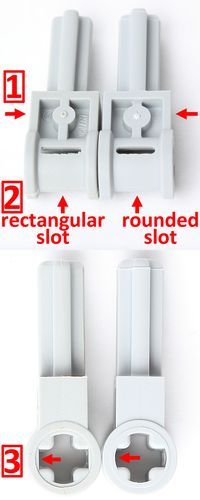 LEGO PART 6553 Technic Axle 1.5 with Perpendicular Axle Connector ...