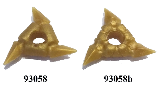 LEGO PART 93058b Weapon Throwing Star / Shuriken with Textured Grips ...