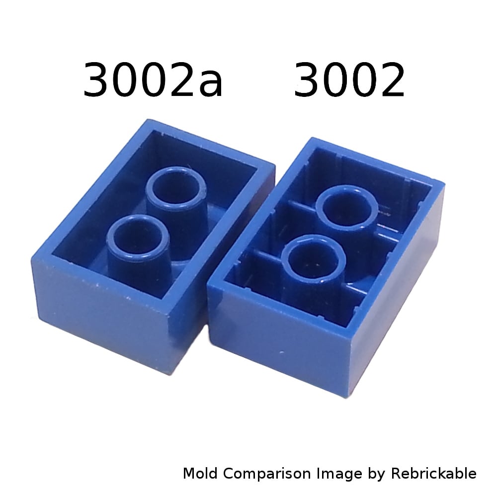 LEGO PART 3002a Brick 2 x 3 without Cross Supports | Rebrickable ...