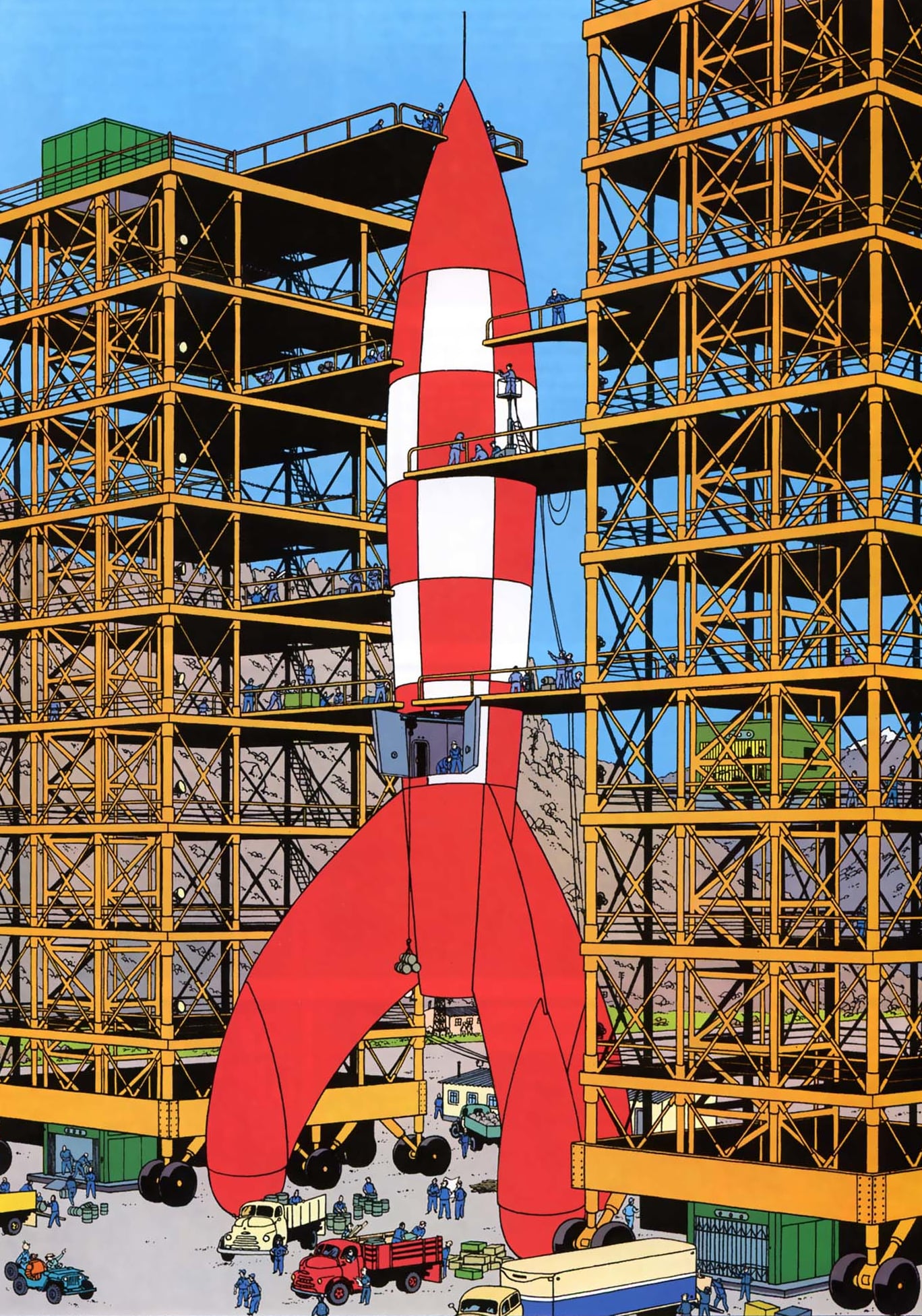 Review: 21367-1 - Tintin Moon Rocket | Rebrickable - Build with LEGO
