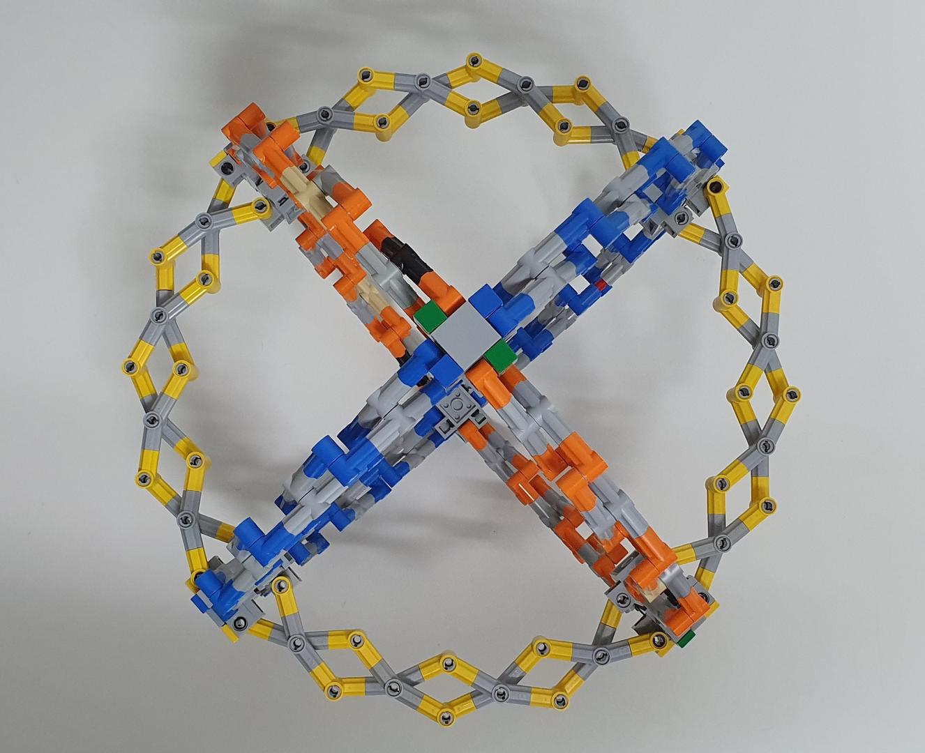 LEGO MOC Hoberman Sphere by JKBrickworks | Rebrickable - Build with LEGO