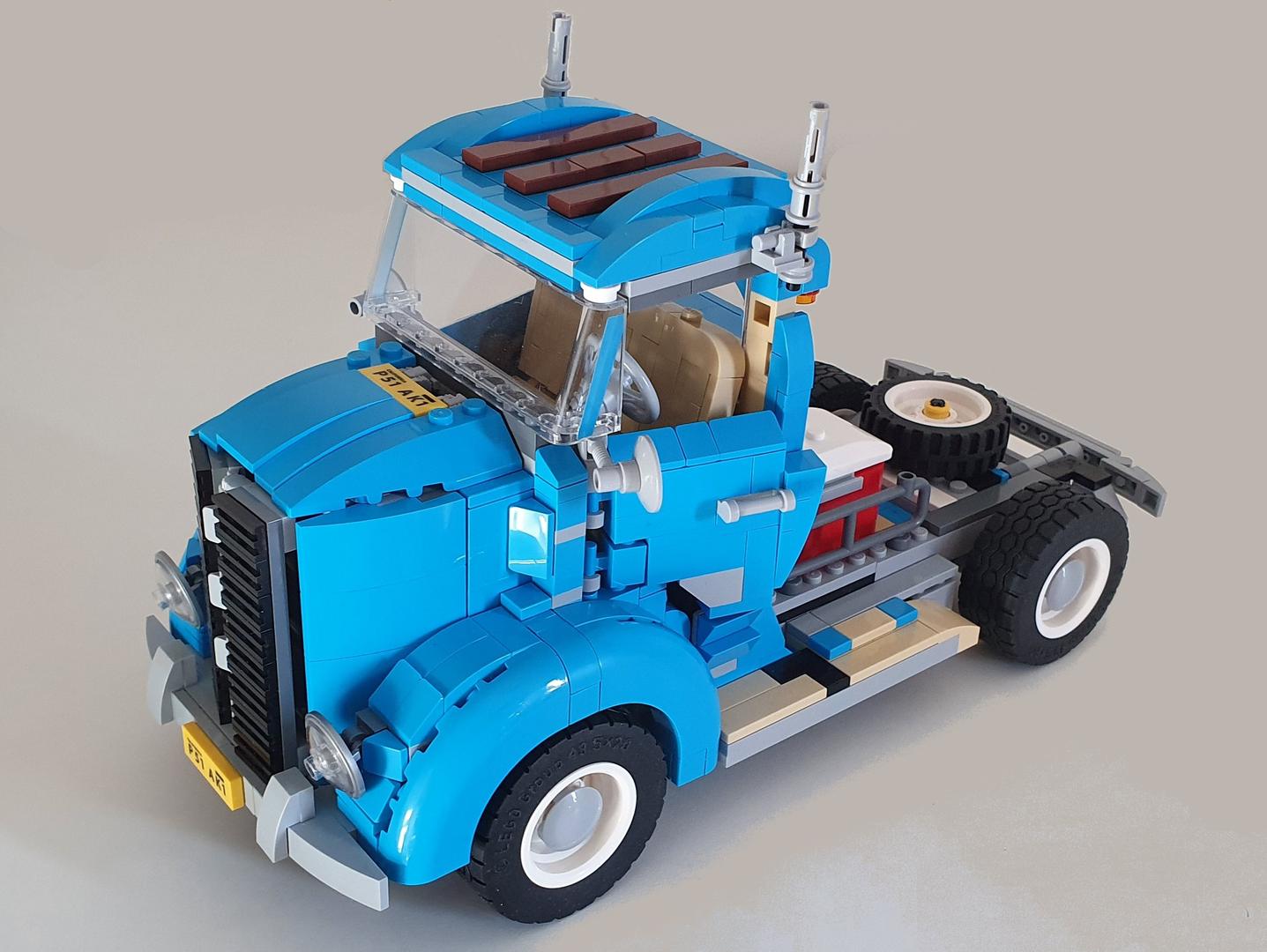 LEGO MOC Vintage Truck by timeremembered | Rebrickable - Build with LEGO