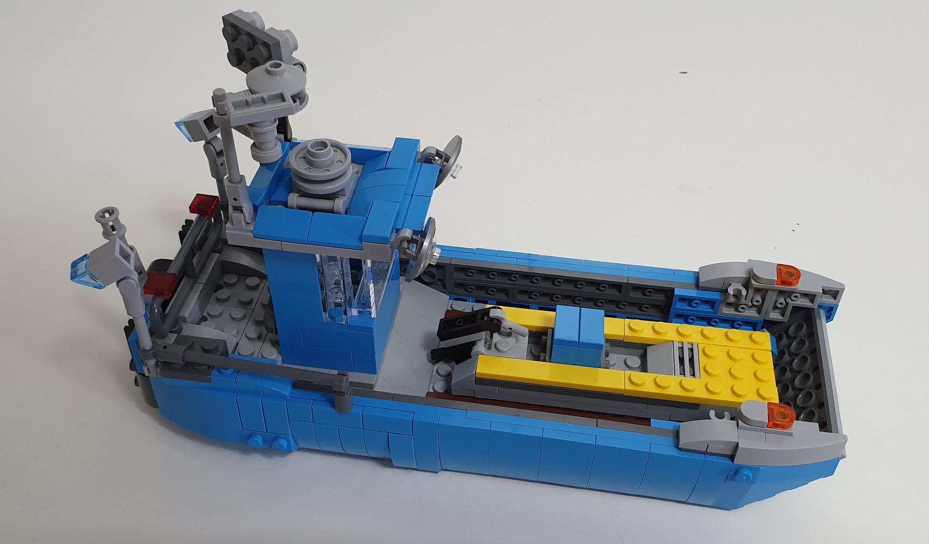 LEGO MOC-14093 10252 Barge boat (Creator 2018) | Rebrickable - Build ...