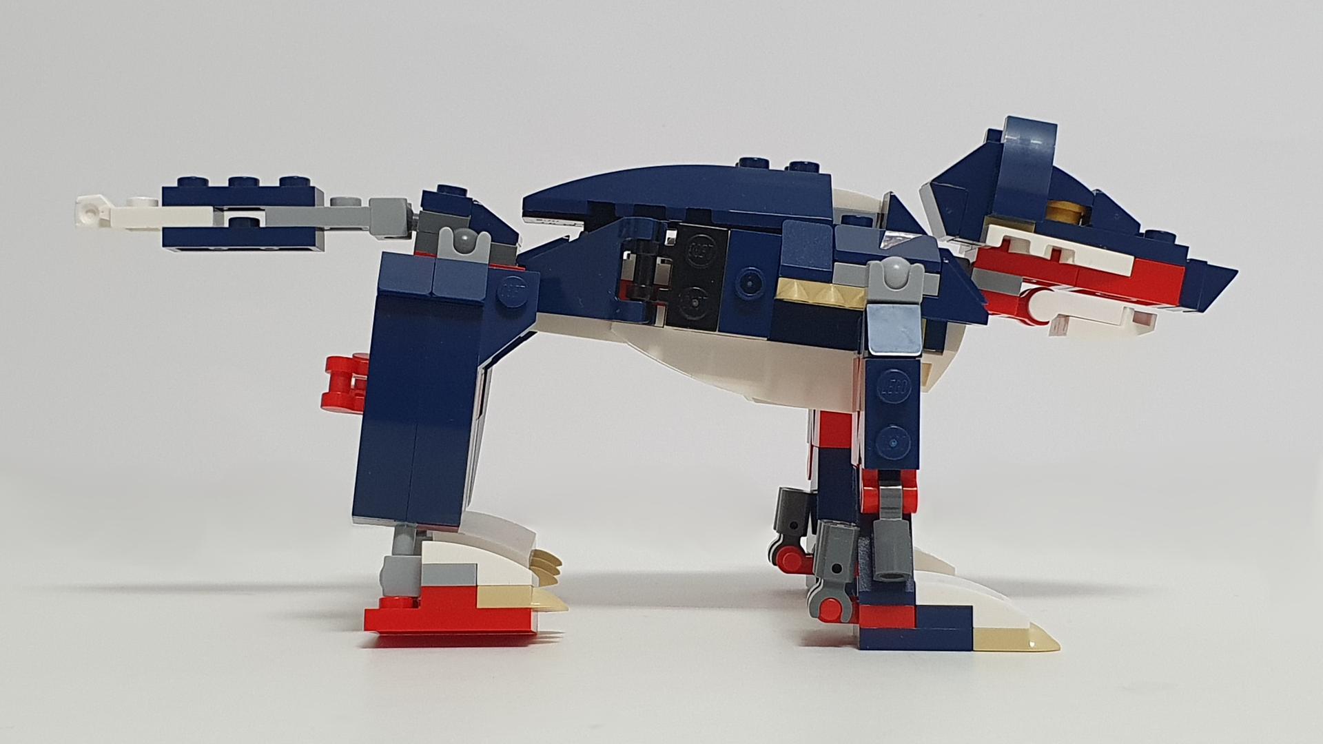 LEGO MOC Deep Blue: Wolf Transformer by Ailurophelia | Rebrickable ...