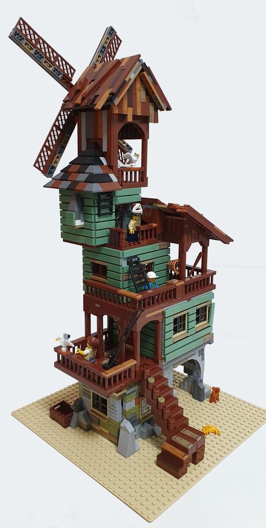 LEGO MOC Old Mill by the Sea by nobsta | Rebrickable - Build with LEGO