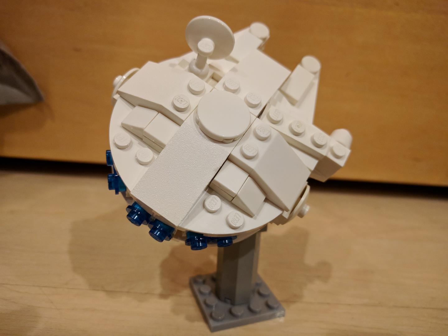 LEGO MOC Micro Ghost Millennium Falcon by JKBrickworks | Rebrickable ...