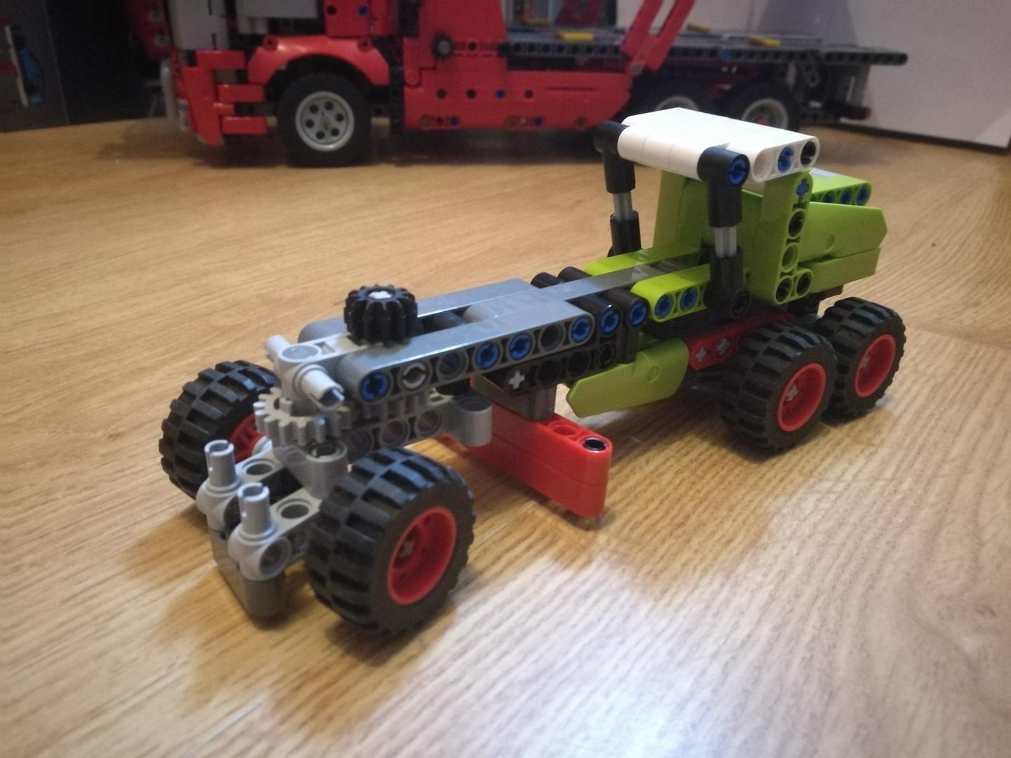 LEGO MOC 2x Mini Claas Xerion c-model - Road Grader by wystrach_sam ...