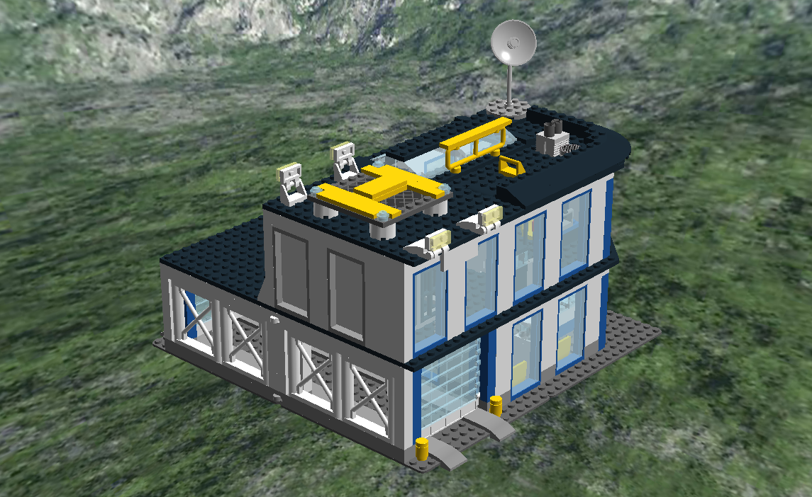 LEGO MOC (x) - MOC POLICE STATION MODULAR - REMAKE LEGO 60141 by ...