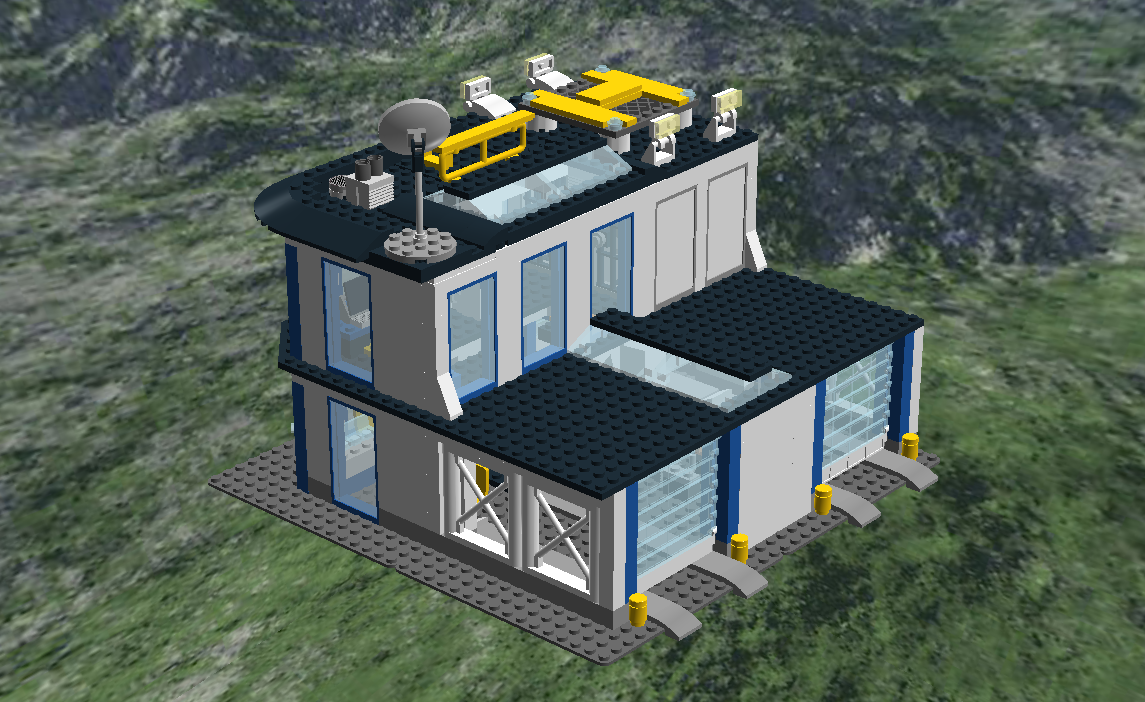 LEGO MOC (x) - MOC POLICE STATION MODULAR - REMAKE LEGO 60141 by ...