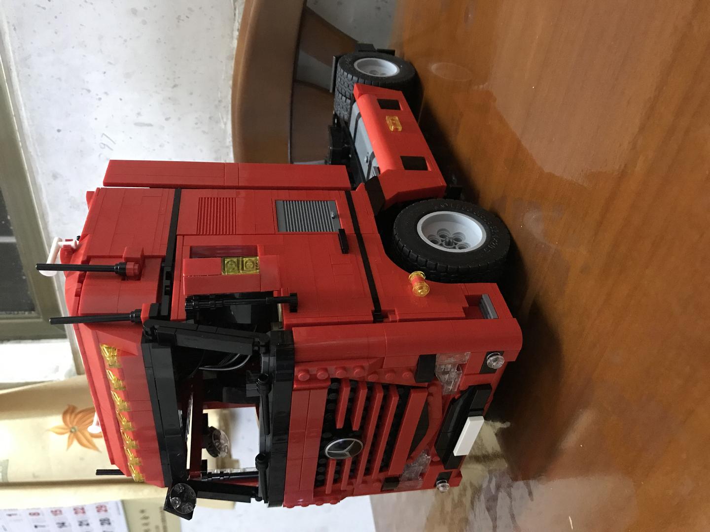 LEGO MOC Mercedes Actros 4 x 2 Semi Truck by motomatt | Rebrickable ...