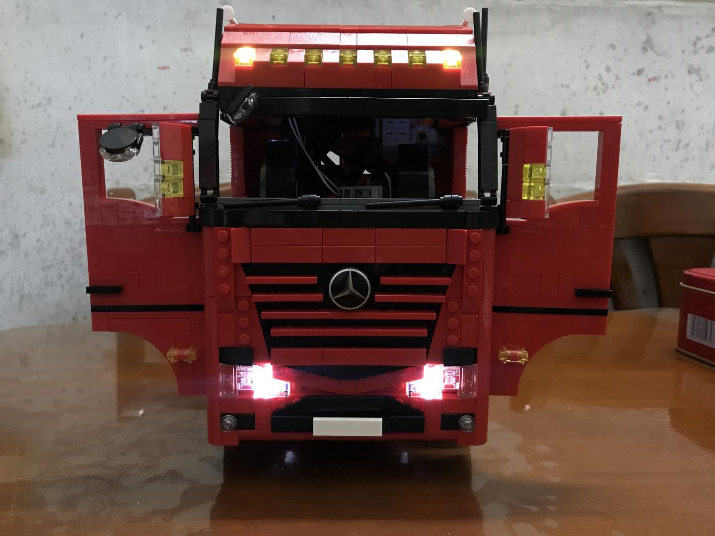 LEGO MOC Mercedes Actros 4 x 2 Semi Truck by motomatt | Rebrickable ...