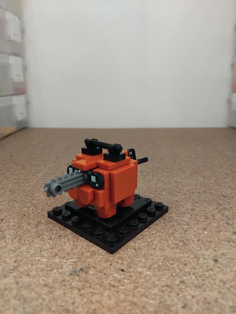 LEGO MOC FREE Chainsaw Man LEGO Mini Brickheadz MOC ~ Pochita by tobi ...