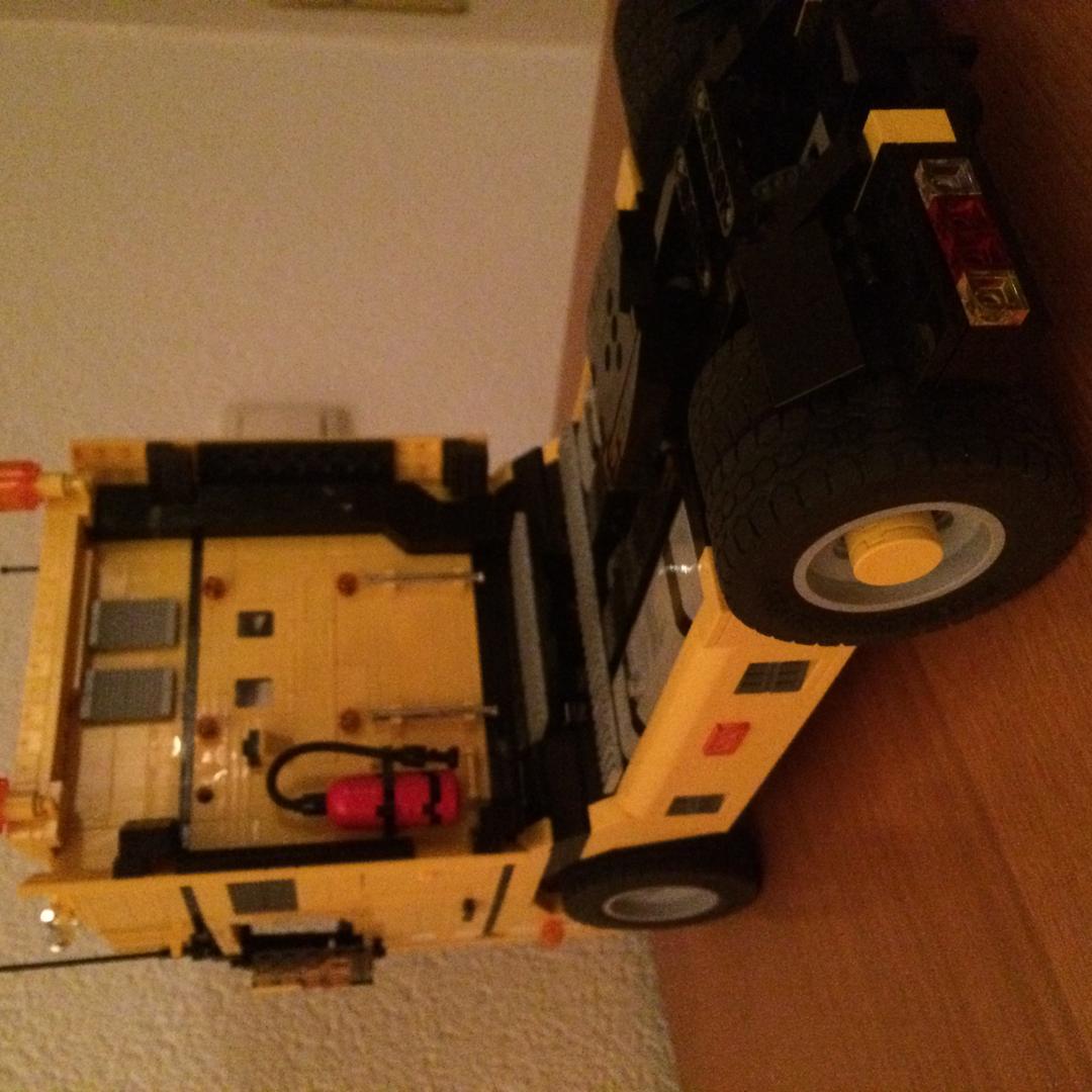 LEGO MOC Mercedes Actros 4 x 2 Semi Truck by motomatt | Rebrickable ...