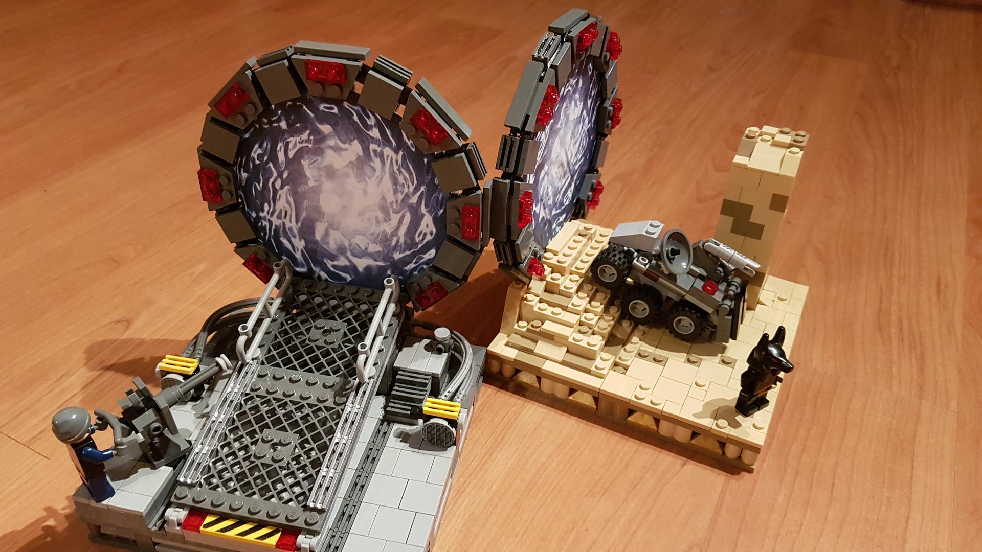 LEGO MOC Stargate Bookends by Yatkuu | Rebrickable - Build with LEGO