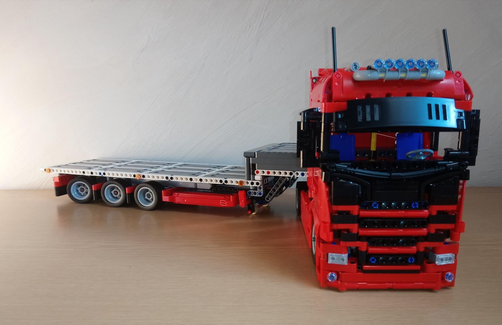 LEGO MOC Scania truck and steering trailer by technicprojects ...