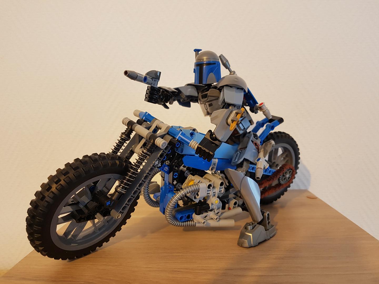 LEGO MOC-12655 2nd Stormtrooper motorcycle - 42036+42045+42047 (Technic ...
