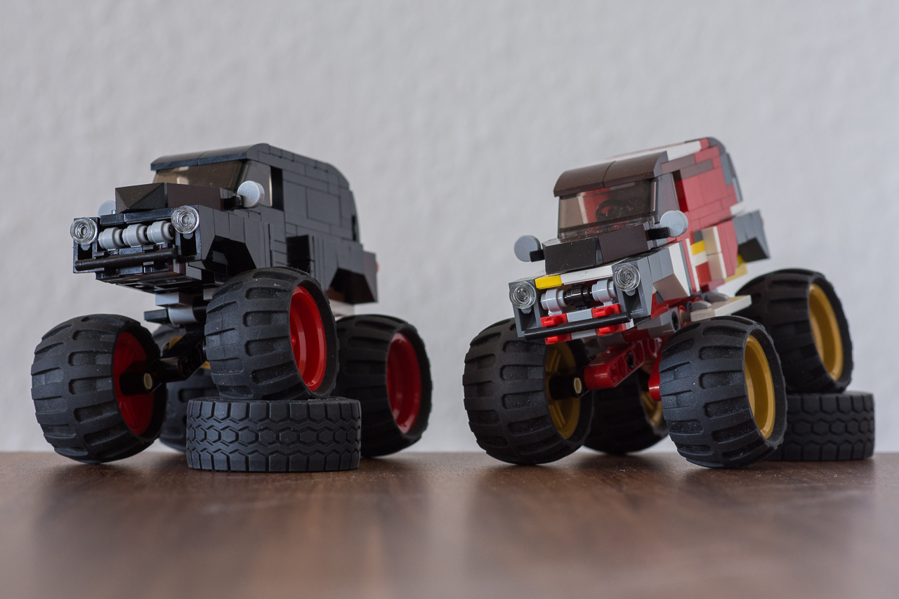 LEGO MOC-15720 Black monster truck (Town > City 2018) | Rebrickable ...