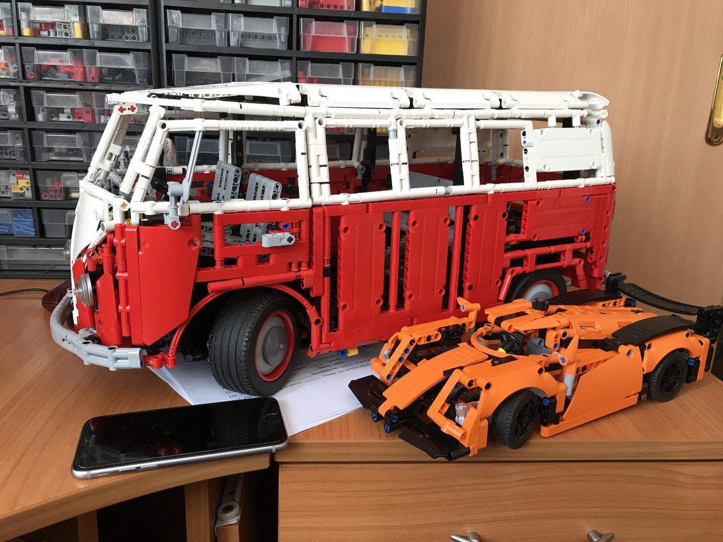 LEGO MOC Volkswagen Type 2 T1 Bus RC by Sheepo | Rebrickable - Build ...