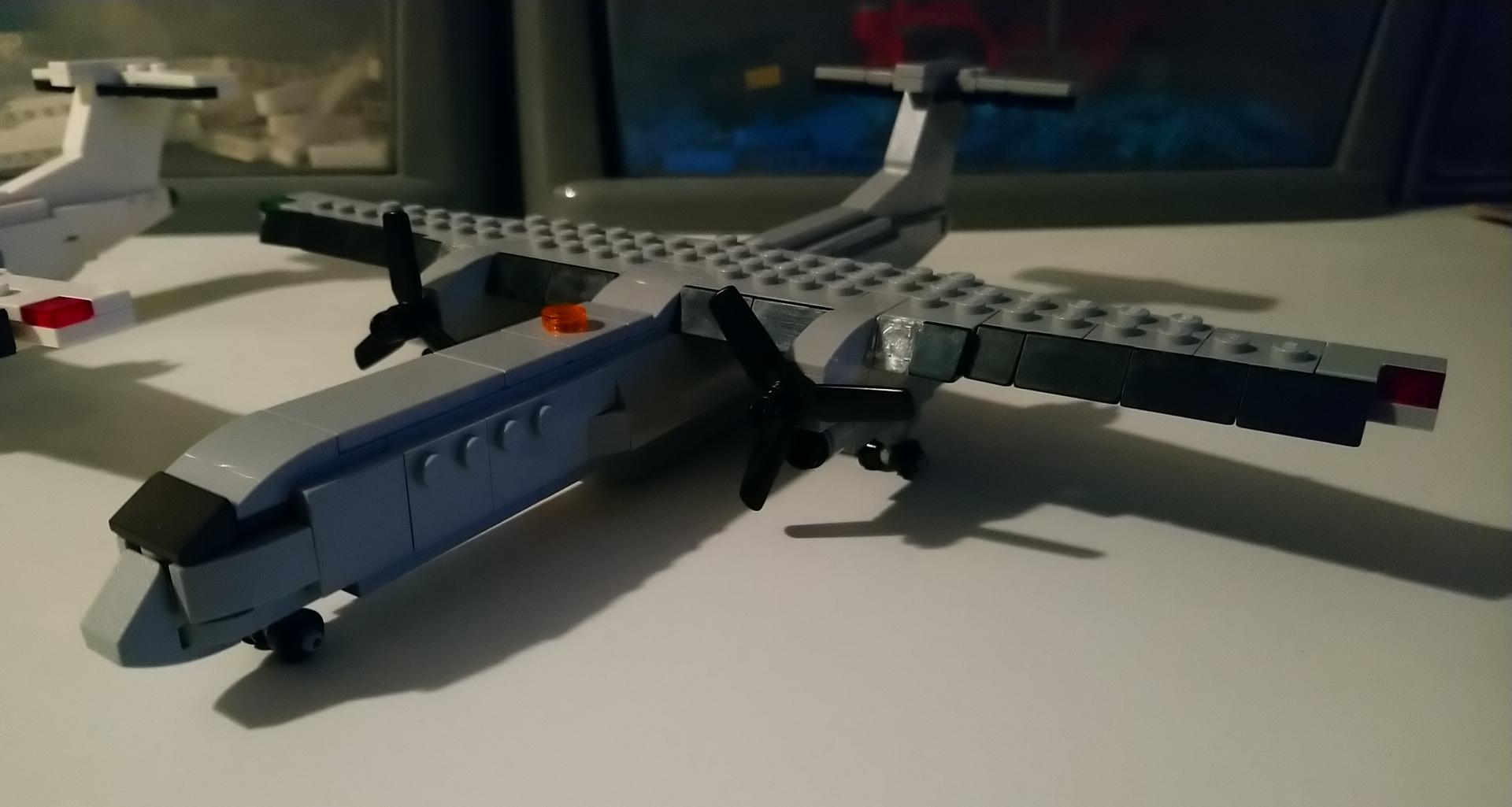 LEGO MOC-32688 Dash8-Q400 (1:125 Scale) (Other 2019) | Rebrickable ...