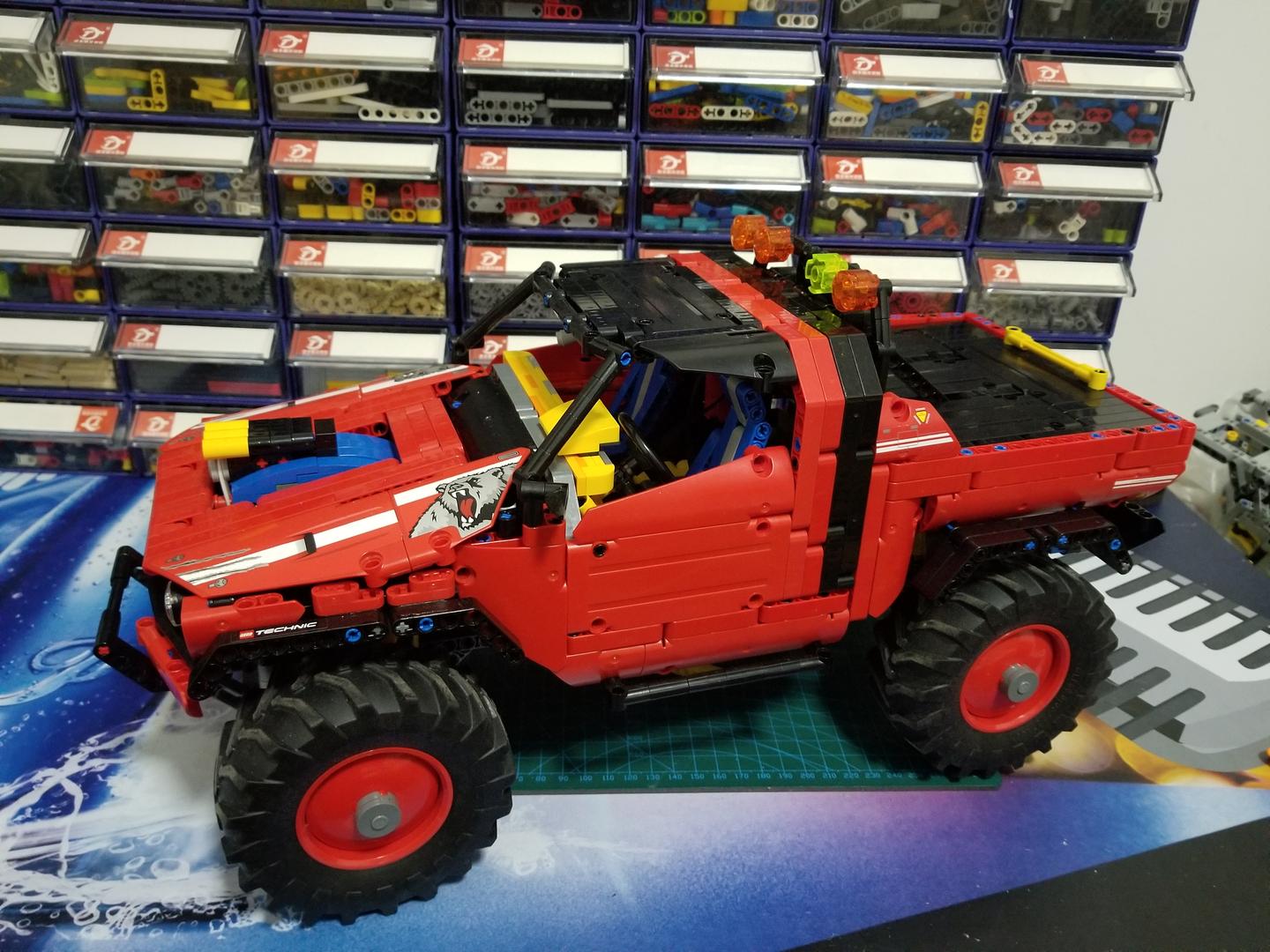 LEGO MOC Custom Pick-Up 4X4 by Lucioswitch81 | Rebrickable - Build with ...