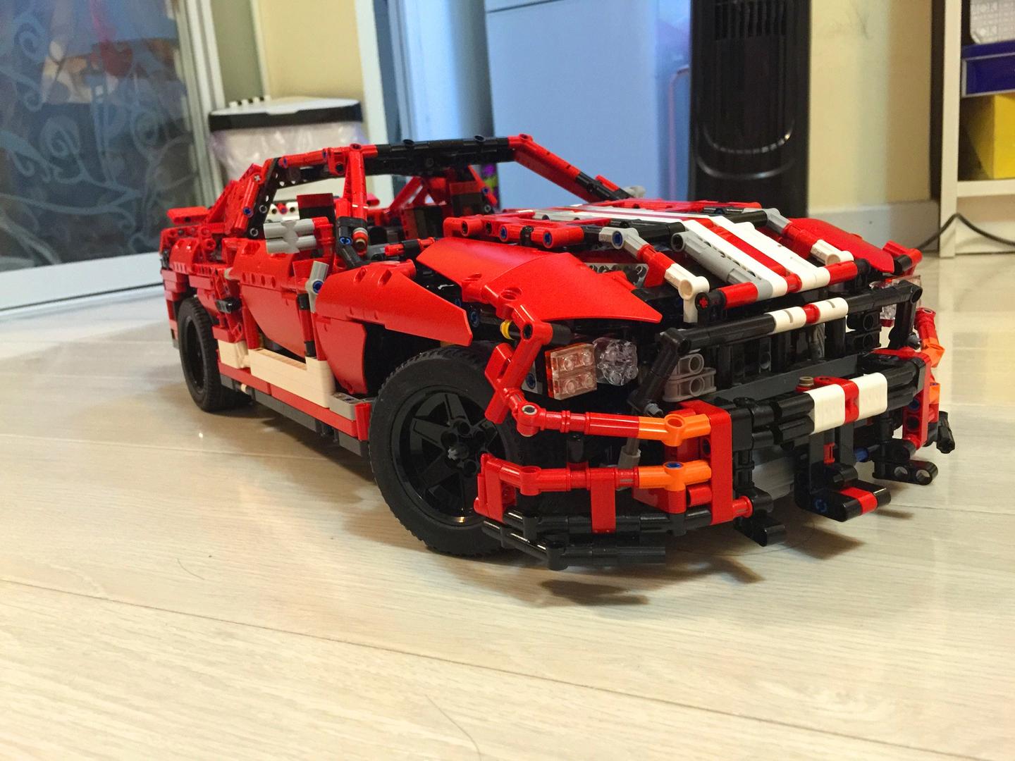 LEGO MOC Ford Mustang Shelby GT500 (RC Version) by Sheepo | Rebrickable ...