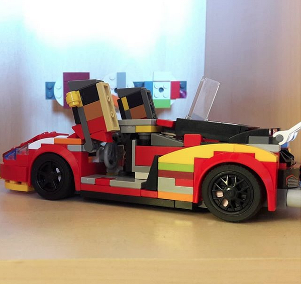 LEGO MOC Ferrari Enzo by Keep On Bricking | Rebrickable - Build with LEGO