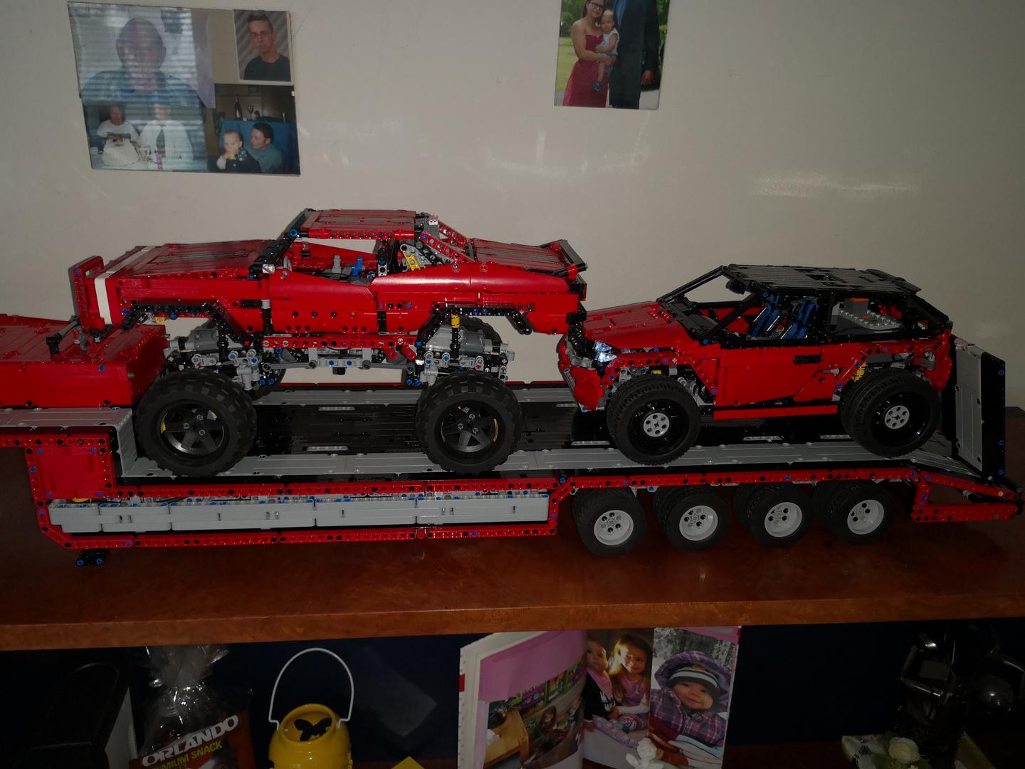 LEGO MOC LOWBOY-Trailer compatible with Lucio's Tractor Truck by ...