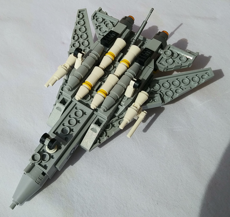 LEGO MOC Mini F-14 Tomcat (with movable wings) by TOPACES | Rebrickable ...