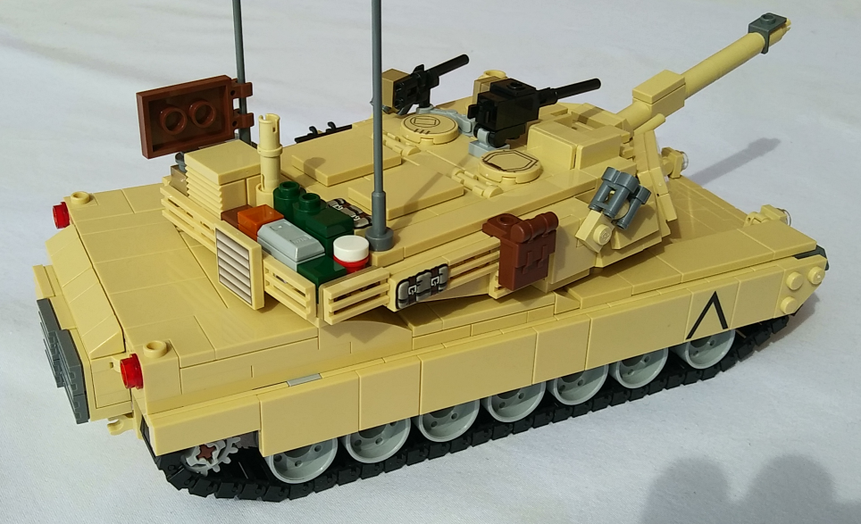 LEGO MOC M1A2 Abrams Tank w/ interior by TOPACES | Rebrickable - Build ...