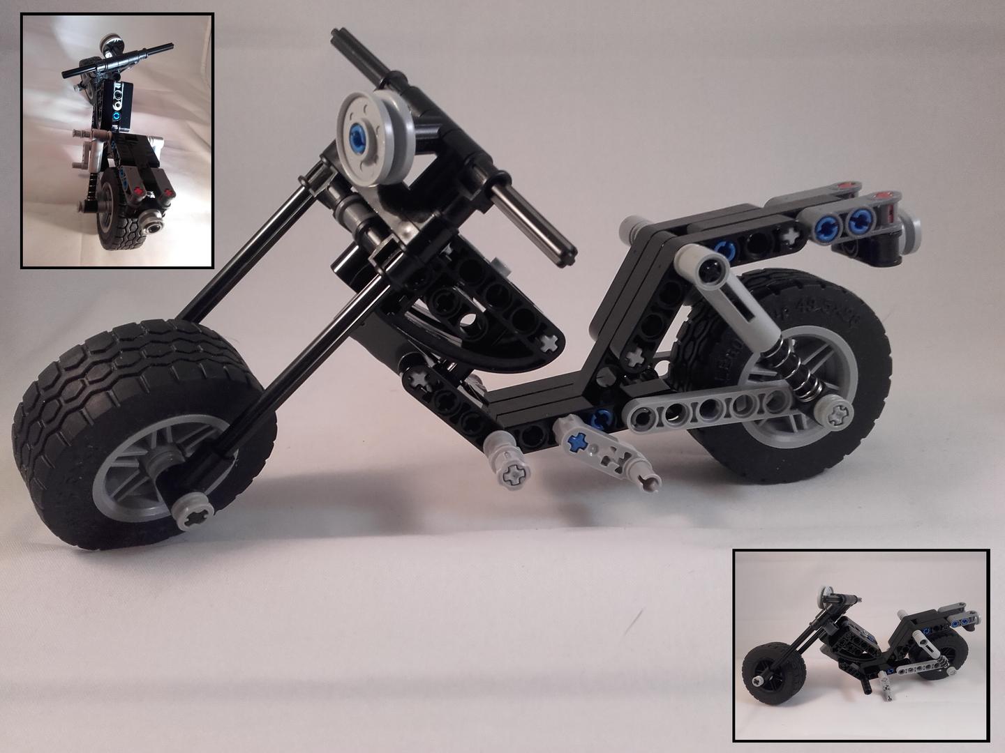 LEGO MOC Black bike by wraith13 | Rebrickable - Build with LEGO