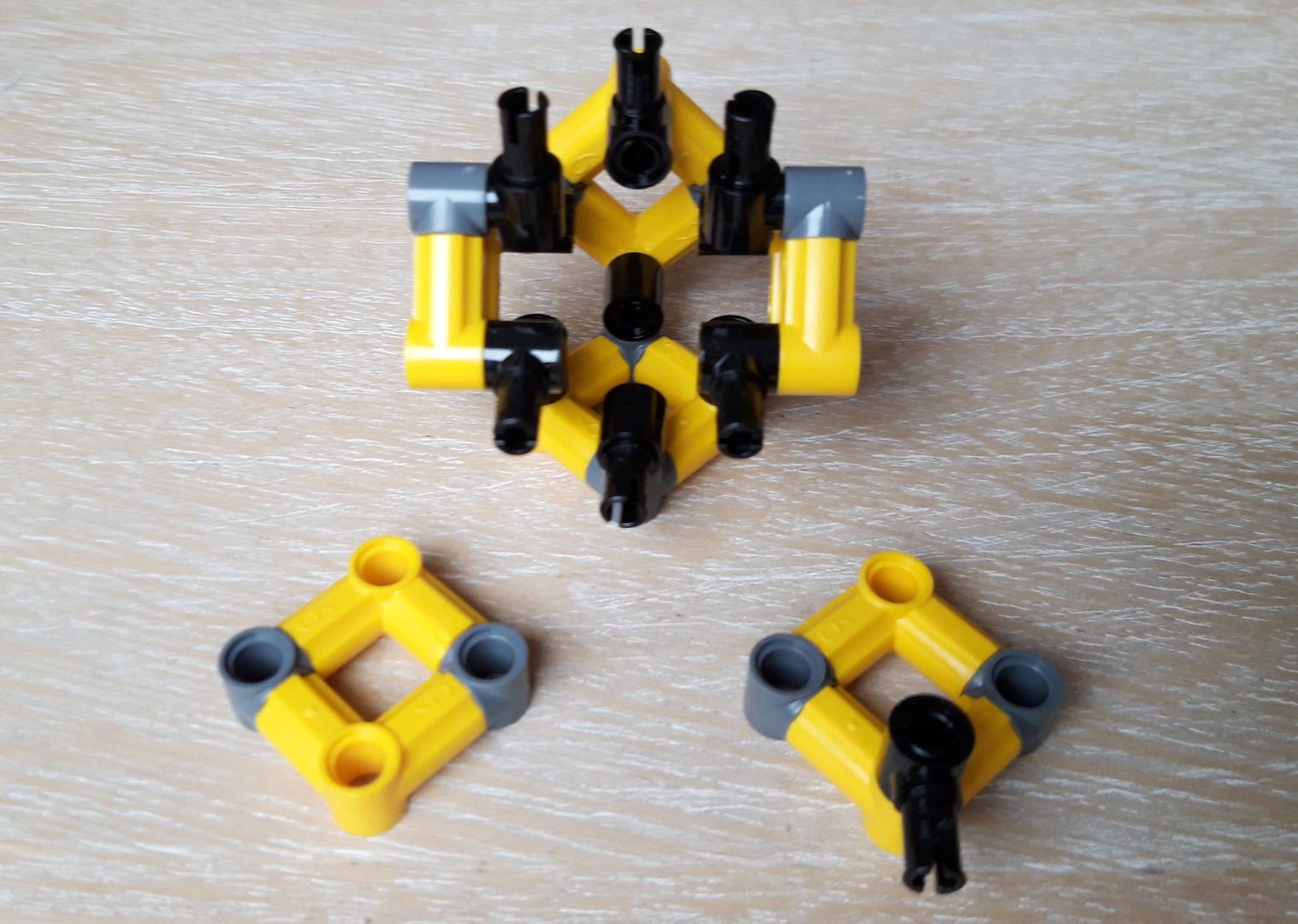 LEGO MOC Truncated Octahedron (Technic Sphere) by DLuders | Rebrickable ...