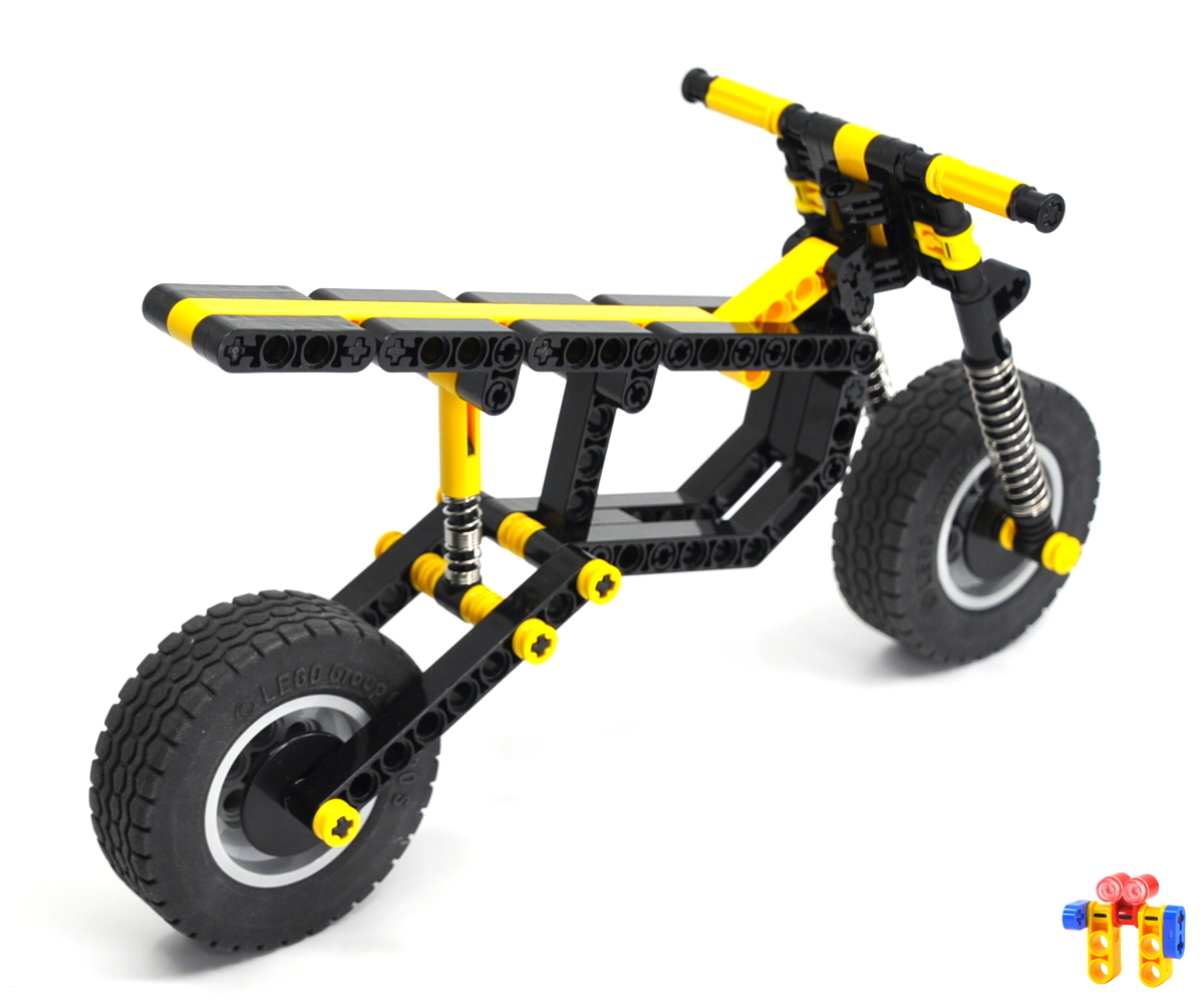 LEGO MOC Freestyle Motorcycle by SNOTTYBOY | Rebrickable - Build with LEGO