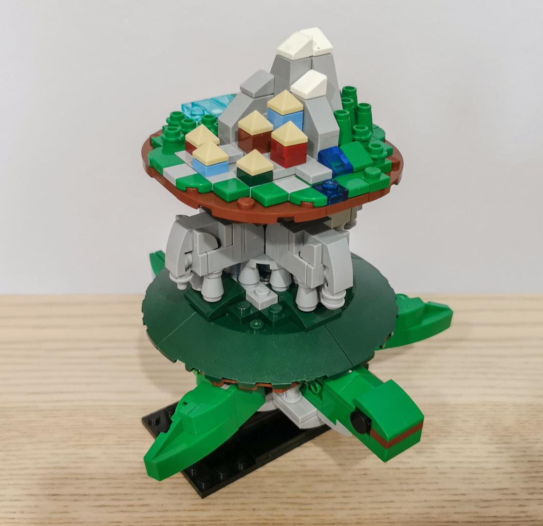 LEGO MOC World Turtle by JKBrickworks | Rebrickable - Build with LEGO