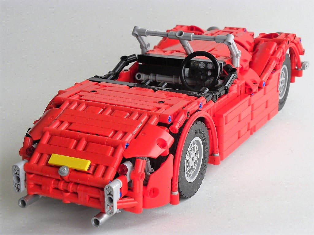 LEGO MOC Classic Jaguar Roadster RC version by martijnnab | Rebrickable ...