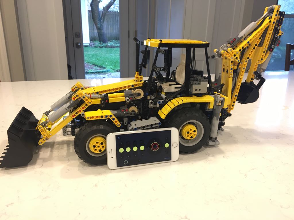 LEGO MOC-0247 Fully PF-Backhoe Loader (Technic 2012) | Rebrickable ...