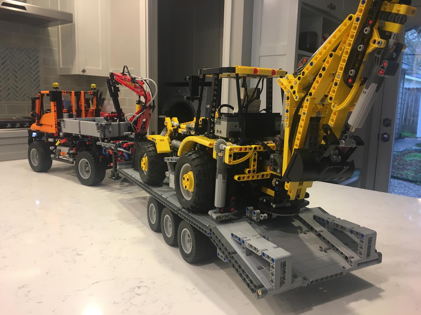 LEGO MOC-0247 Fully PF-Backhoe Loader (Technic 2012) | Rebrickable ...