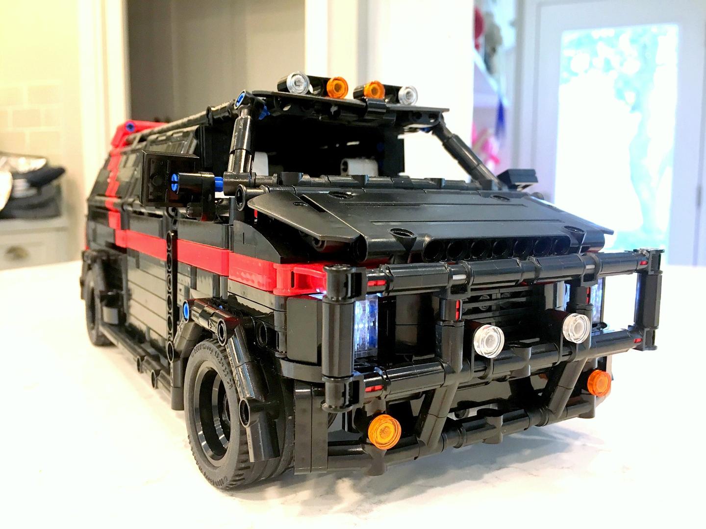LEGO MOC A-Team Van by Chade | Rebrickable - Build with LEGO