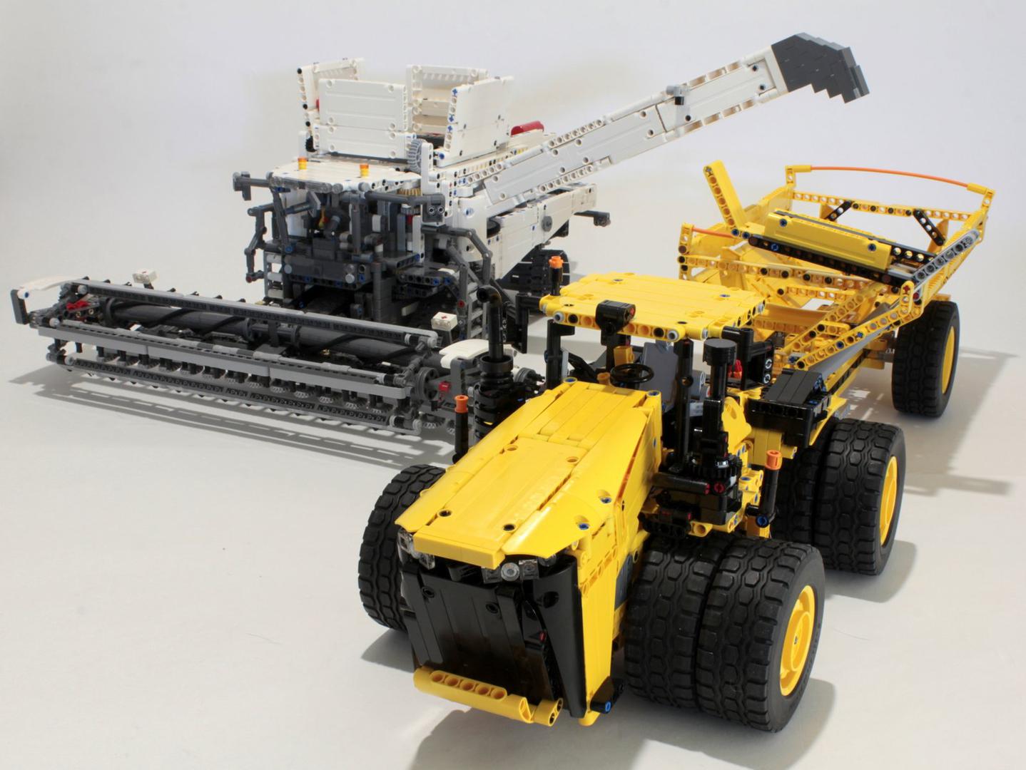 LEGO MOC Harvest Pack 42100 Combine Harvester and 42114 John Deere 9620 ...