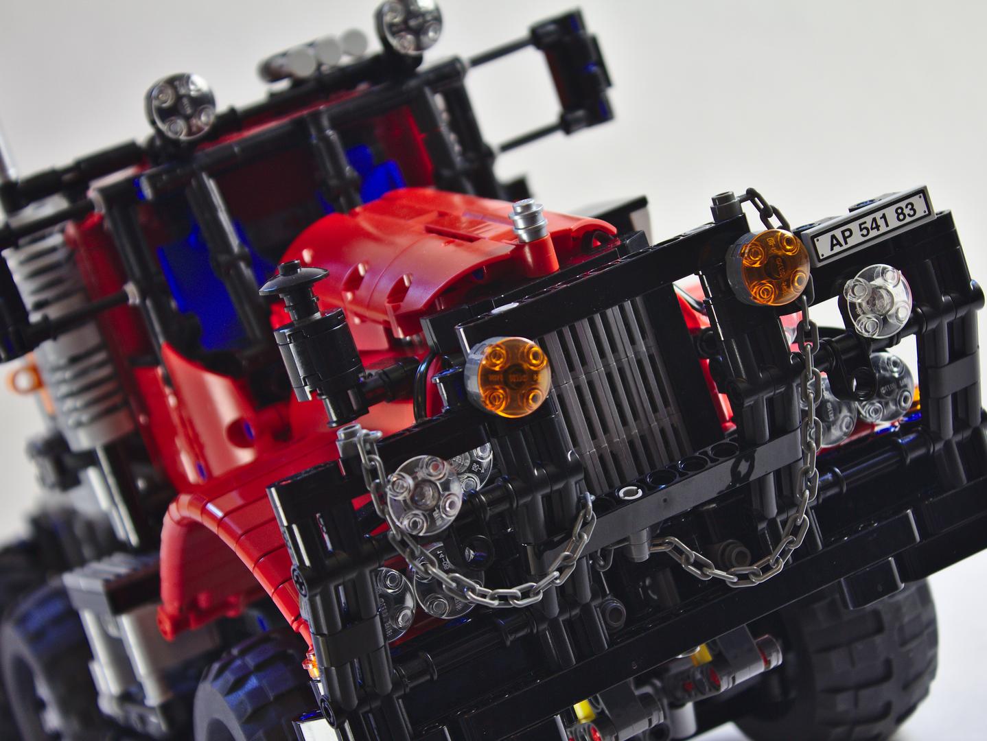 LEGO MOC All-Terrain (Offroad) Truck Type2 Red Remote Controlled by ...