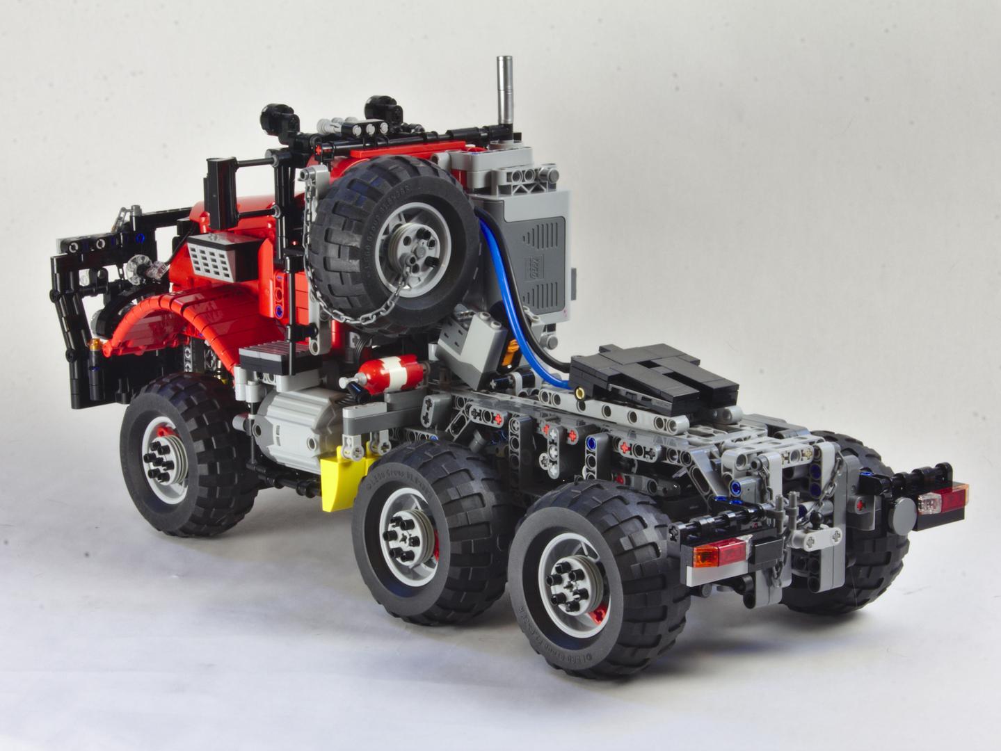 LEGO MOC All-Terrain (Offroad) Truck Type2 Red Remote Controlled by ...