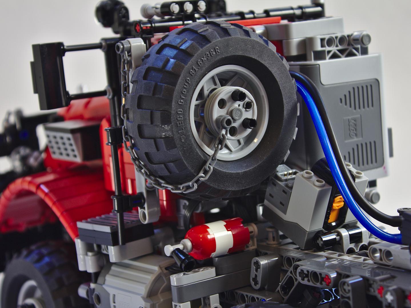 LEGO MOC All-Terrain (Offroad) Truck Type2 Red Remote Controlled by ...