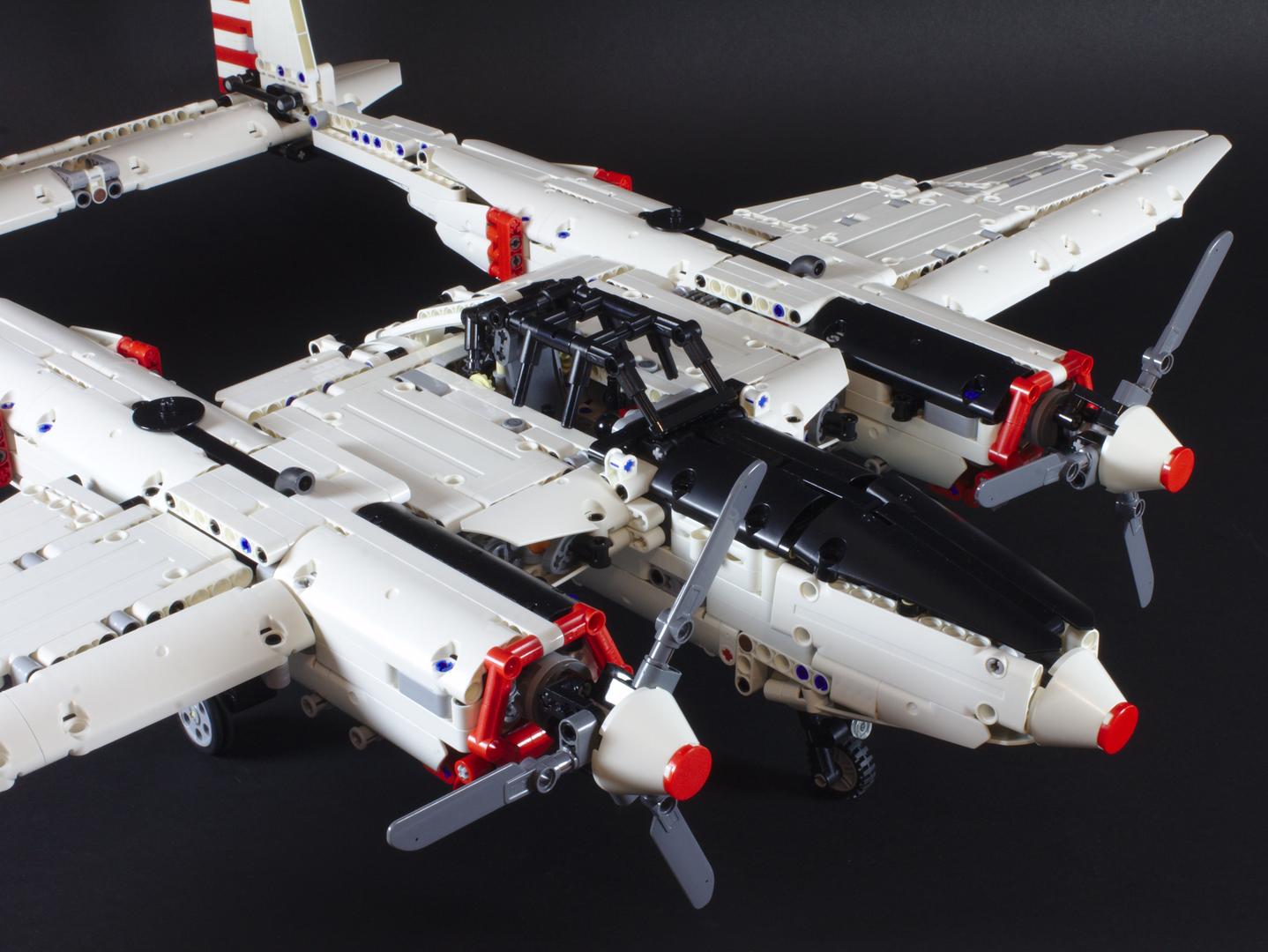LEGO MOC Lockheed Martin P38 White Lightnin' by Rudivdk | Rebrickable ...