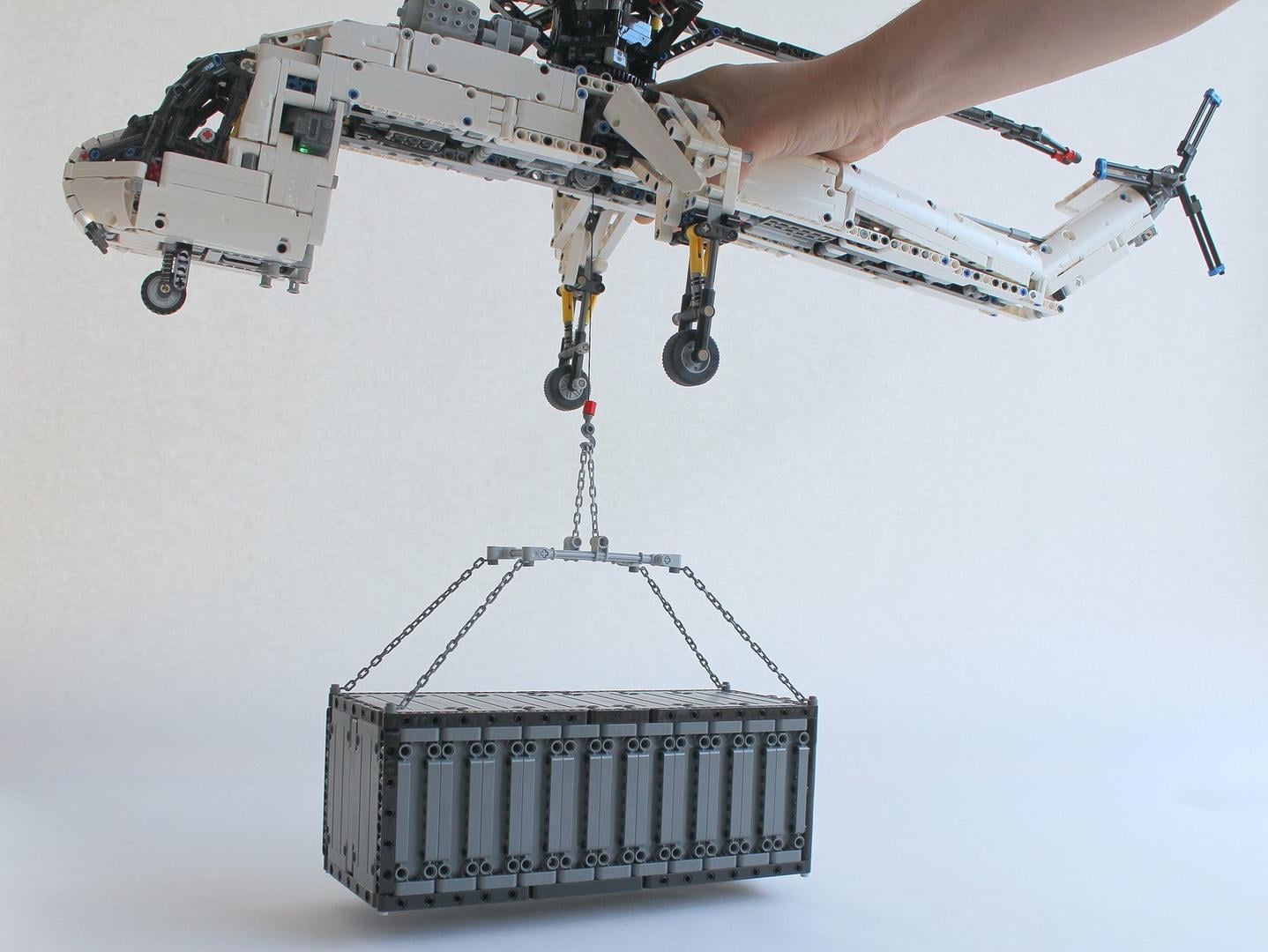 LEGO MOC Skycrane Helicopter by LupascuVlad | Rebrickable - Build with LEGO