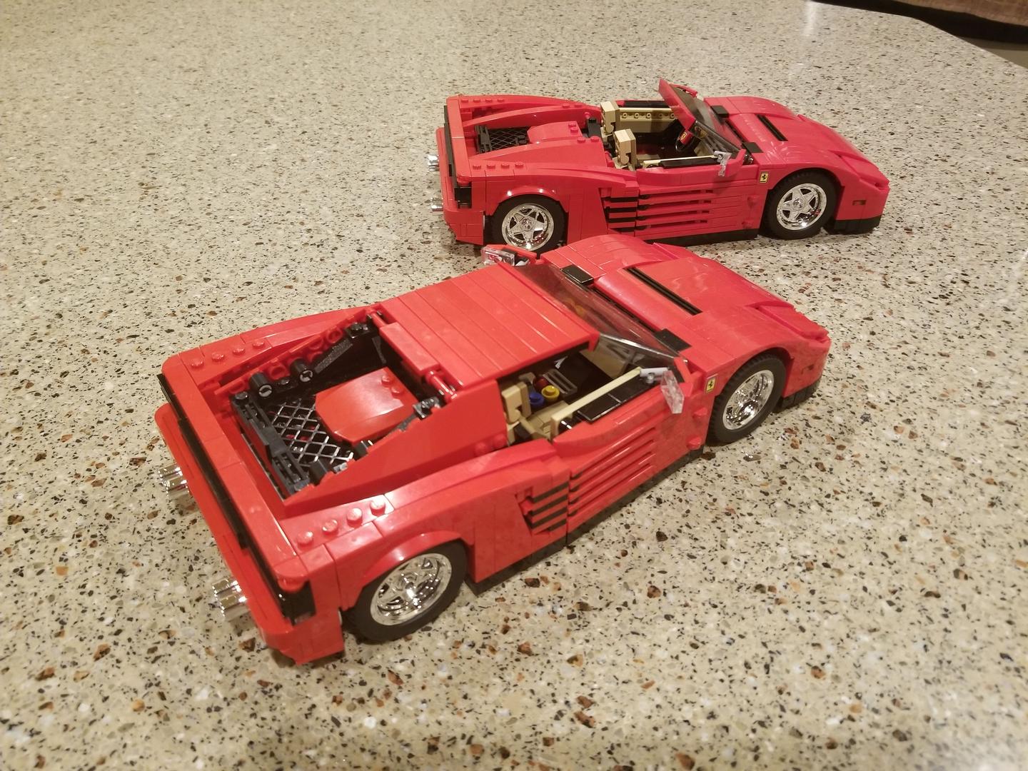 LEGO MOC Ferrari Testarossa, coupe, roadster, 2 in 1 instructions by ...